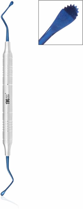 10 Miller Surgical Curette, Fine Titanium Serrated - Dental Products Guy